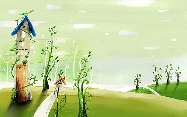 Spring Illustration 2023 by Wallcoo · Wallpapery