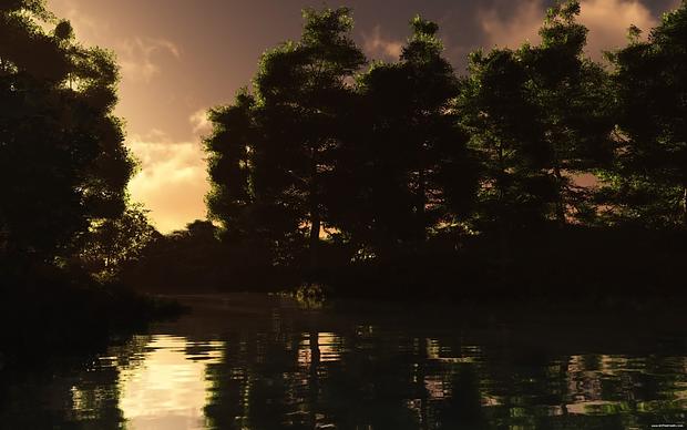 Down The River by Shifted Reality · Wallpapery